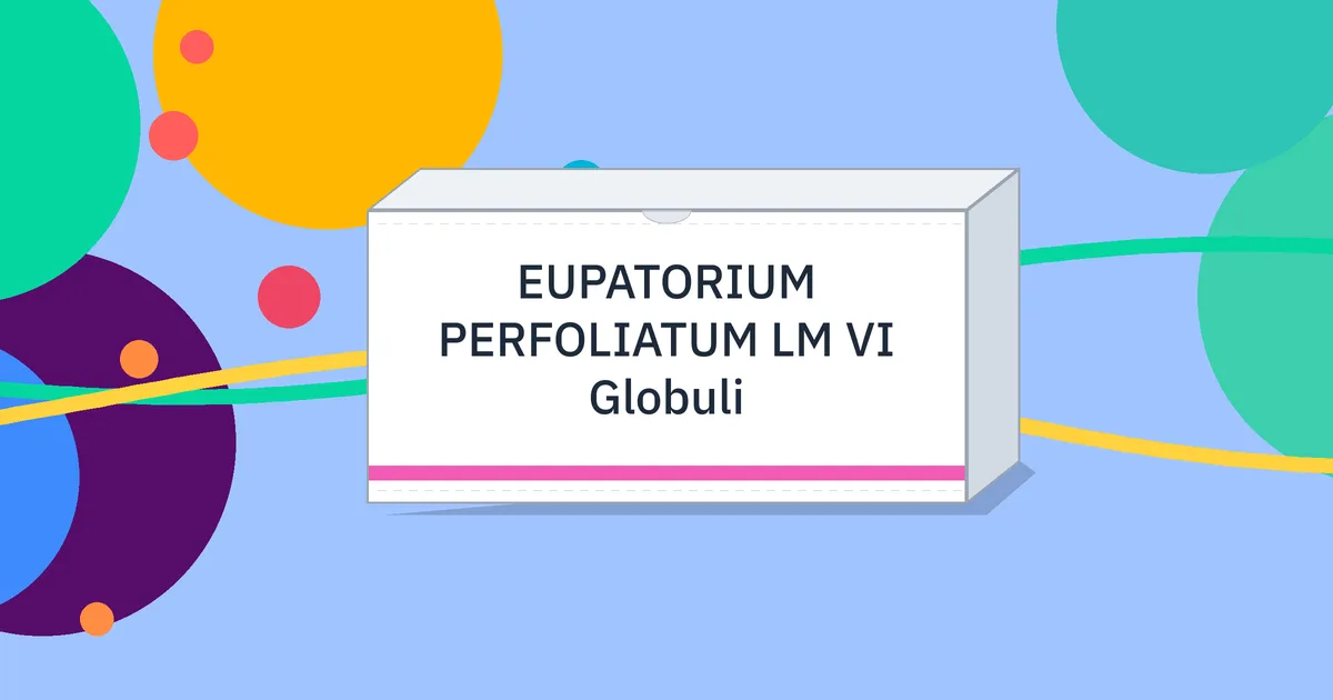 Symbolbild: Packung mit der Aufschrift EUPATORIUM PERFOLIATUM LM VI Globuli (PZN 04504571) – Verfügbarkeit und Bezug in Apotheken in Frankfurt am Main