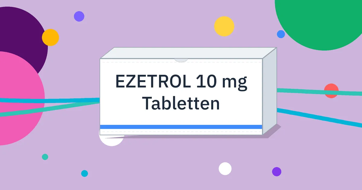 Symbolbild: Packung mit der Aufschrift EZETROL 10 mg Tabletten (PZN 10751150) – Verfügbarkeit und Bezug in Apotheken in Frankfurt am Main