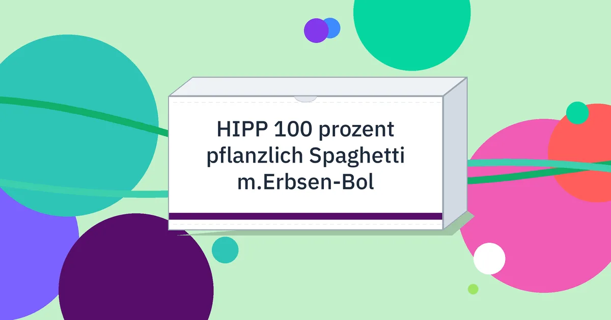 Symbolbild: Packung mit der Aufschrift HIPP 100 prozent pflanzlich Spaghetti m.Erbsen-Bol (PZN 18436100) – Verfügbarkeit und Bezug in Apotheken in Frankfurt am Main