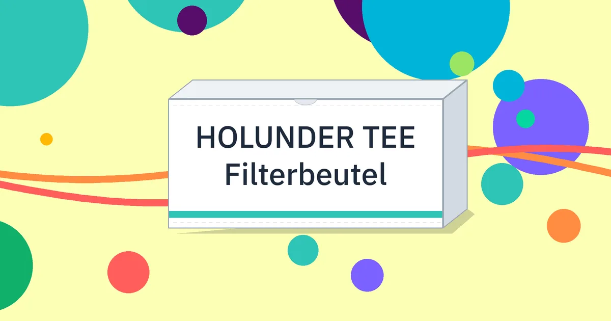 Symbolbild: Packung mit der Aufschrift HOLUNDER TEE Filterbeutel (PZN 01244922) – Verfügbarkeit und Bezug in Apotheken in Frankfurt am Main