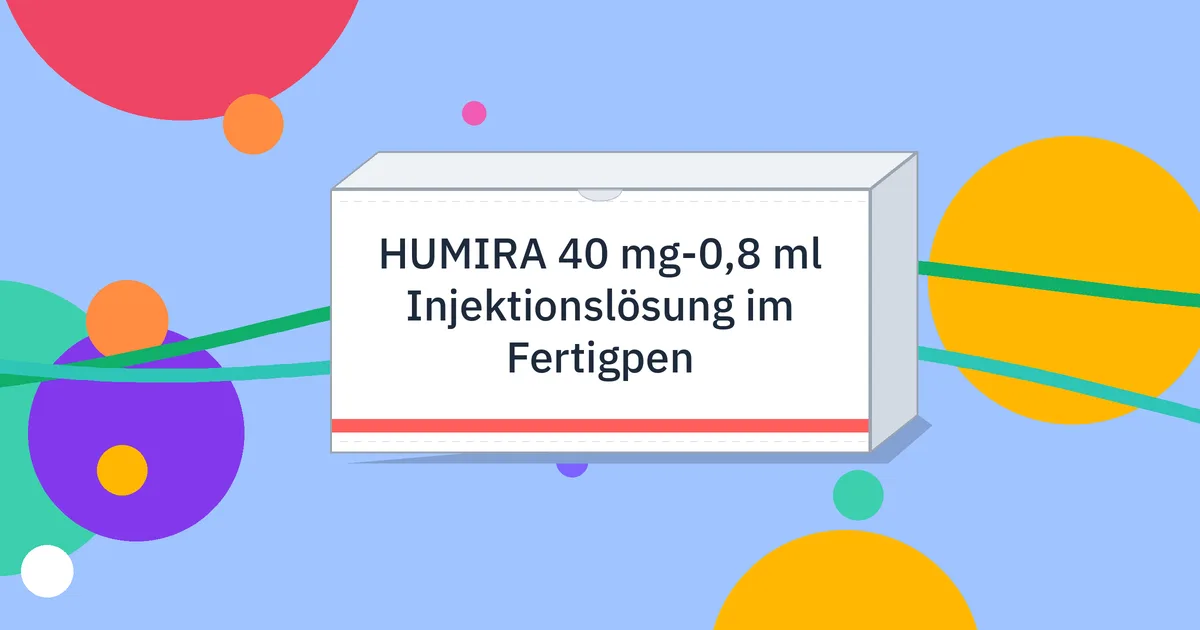 Symbolbild: Packung mit der Aufschrift HUMIRA 40 mg-0,8 ml Injektionslösung im Fertigpen (PZN 09635645) – Verfügbarkeit und Bezug in Apotheken in Frankfurt am Main