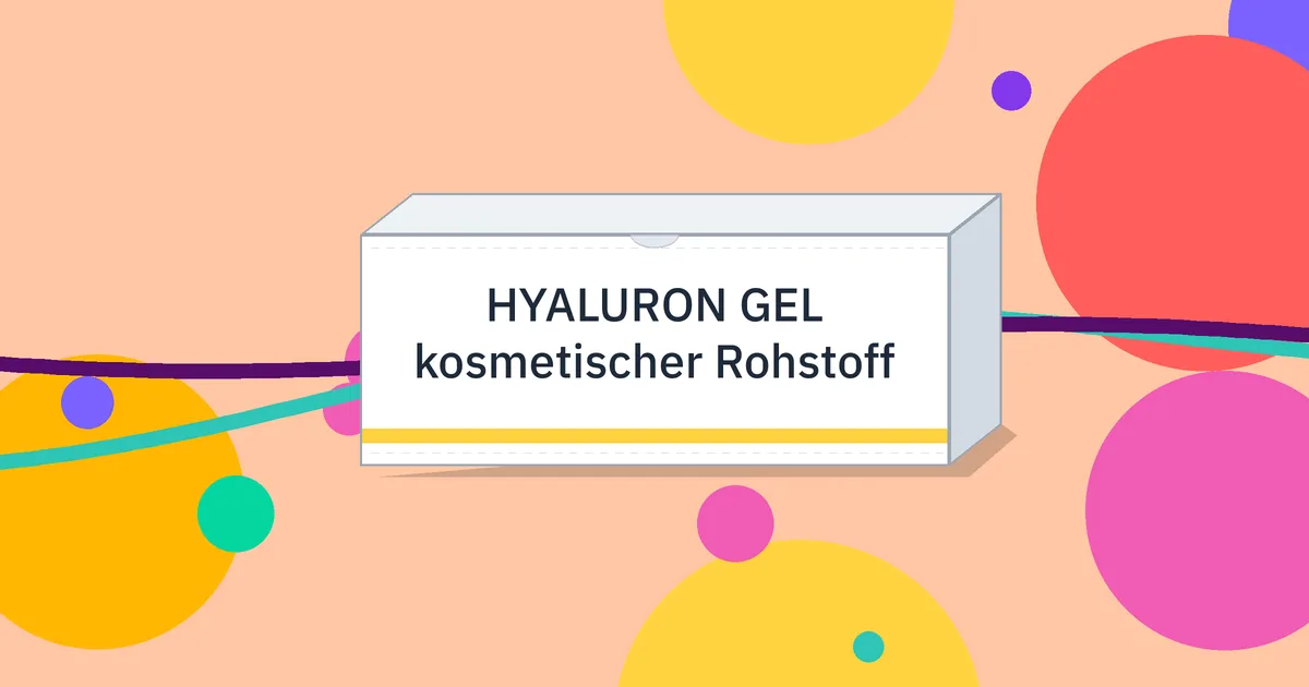 Symbolbild: Packung mit der Aufschrift HYALURON GEL kosmetischer Rohstoff (PZN 14386457) – Verfügbarkeit und Bezug in Apotheken in Frankfurt am Main