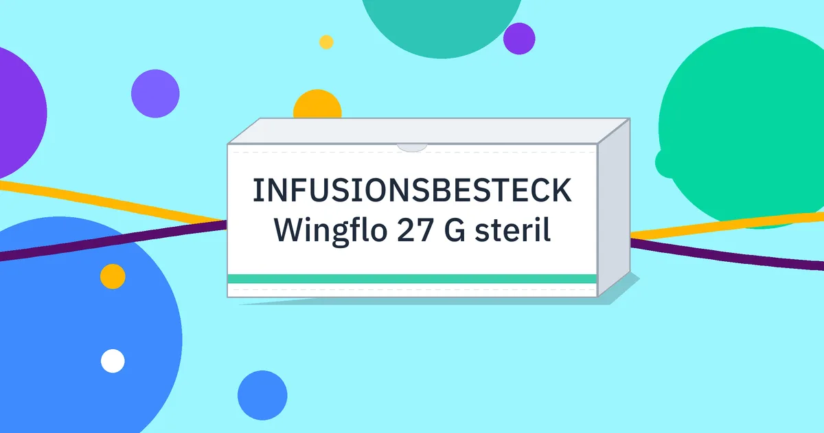 Symbolbild: Packung mit der Aufschrift INFUSIONSBESTECK Wingflo 27 G steril (PZN 06869176) – Verfügbarkeit und Bezug in Apotheken in Frankfurt am Main