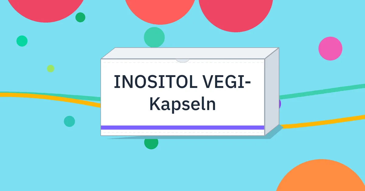 Symbolbild: Packung mit der Aufschrift INOSITOL VEGI-Kapseln (PZN 02167951) – Verfügbarkeit und Bezug in Apotheken in Frankfurt am Main