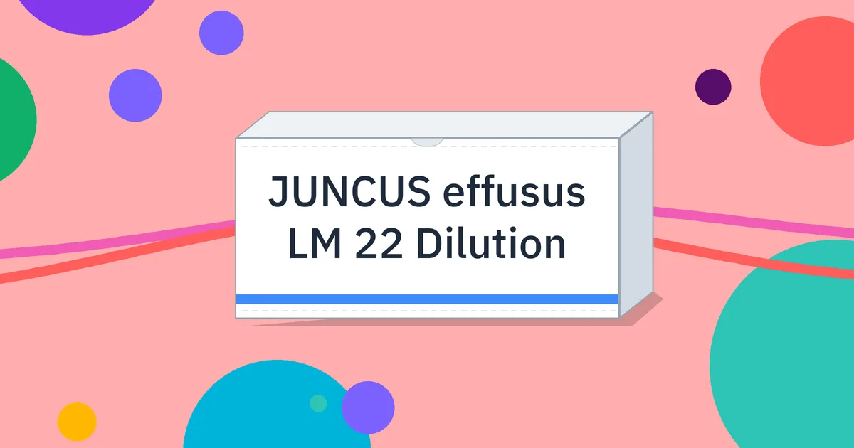 Symbolbild: Packung mit der Aufschrift JUNCUS effusus LM 22 Dilution (PZN 13564299) – Verfügbarkeit und Bezug in Apotheken in Frankfurt am Main