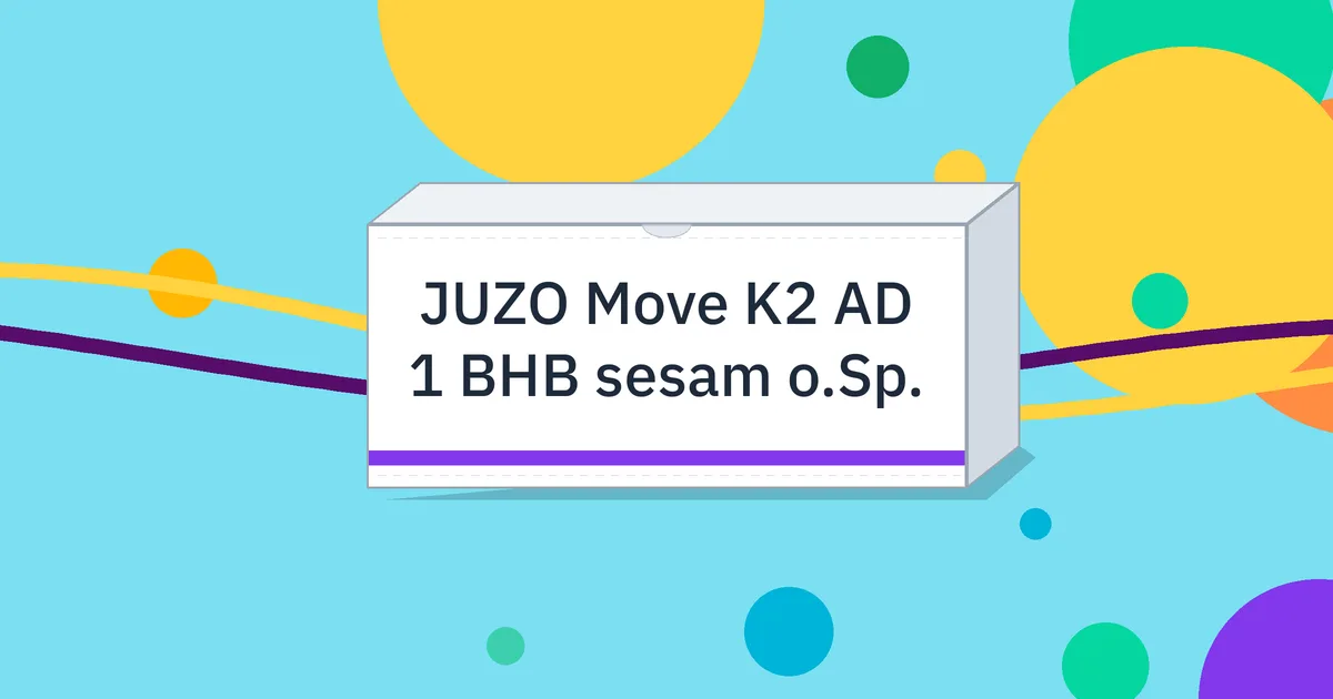 Symbolbild: Packung mit der Aufschrift JUZO Move K2 AD 1 BHB sesam o.Sp. (PZN 18508294) – Verfügbarkeit und Bezug in Apotheken in Frankfurt am Main