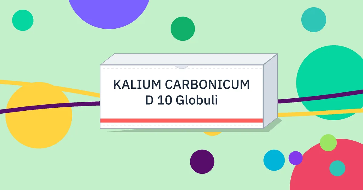 Symbolbild: Packung mit der Aufschrift KALIUM CARBONICUM D 10 Globuli (PZN 07457547) – Verfügbarkeit und Bezug in Apotheken in Frankfurt am Main