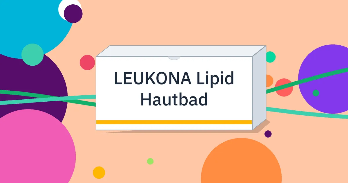 Symbolbild: Packung mit der Aufschrift LEUKONA Lipid Hautbad (PZN 02000122) – Verfügbarkeit und Bezug in Apotheken in Frankfurt am Main