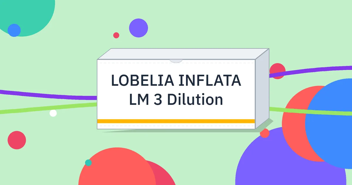 Symbolbild: Packung mit der Aufschrift LOBELIA INFLATA LM 3 Dilution (PZN 13533726) – Verfügbarkeit und Bezug in Apotheken in Frankfurt am Main