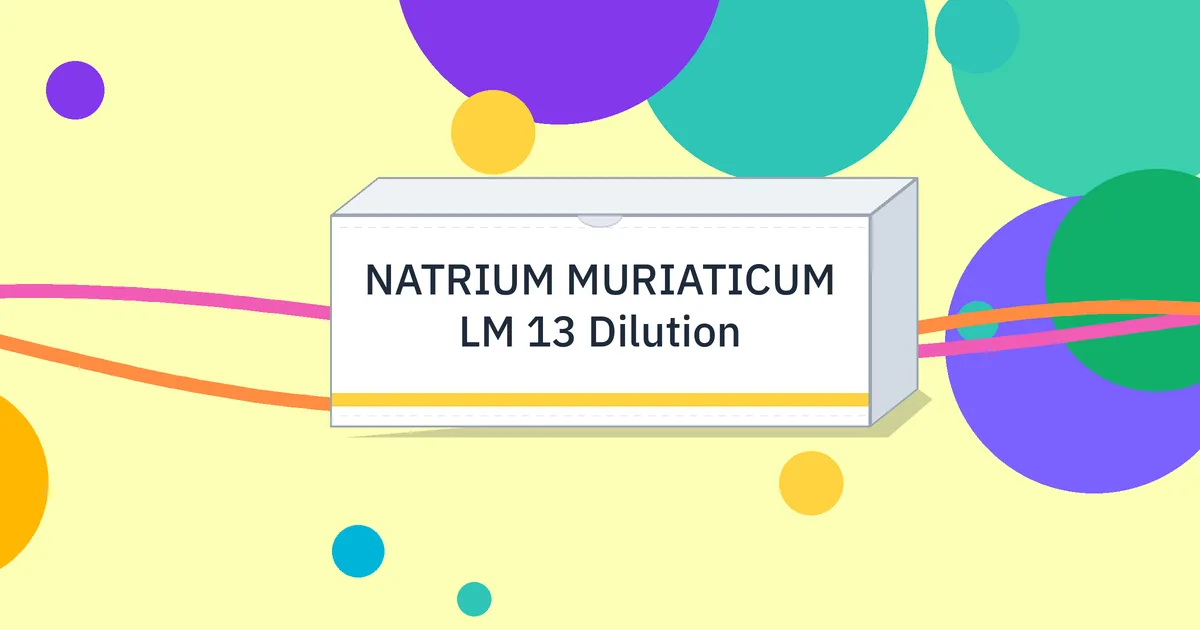 Symbolbild: Packung mit der Aufschrift NATRIUM MURIATICUM LM 13 Dilution (PZN 12965263) – Verfügbarkeit und Bezug in Apotheken in Frankfurt am Main