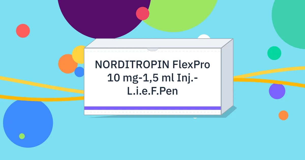 Symbolbild: Packung mit der Aufschrift NORDITROPIN FlexPro 10 mg-1,5 ml Inj.-L.i.e.F.Pen (PZN 14266291) – Verfügbarkeit und Bezug in Apotheken in Frankfurt am Main