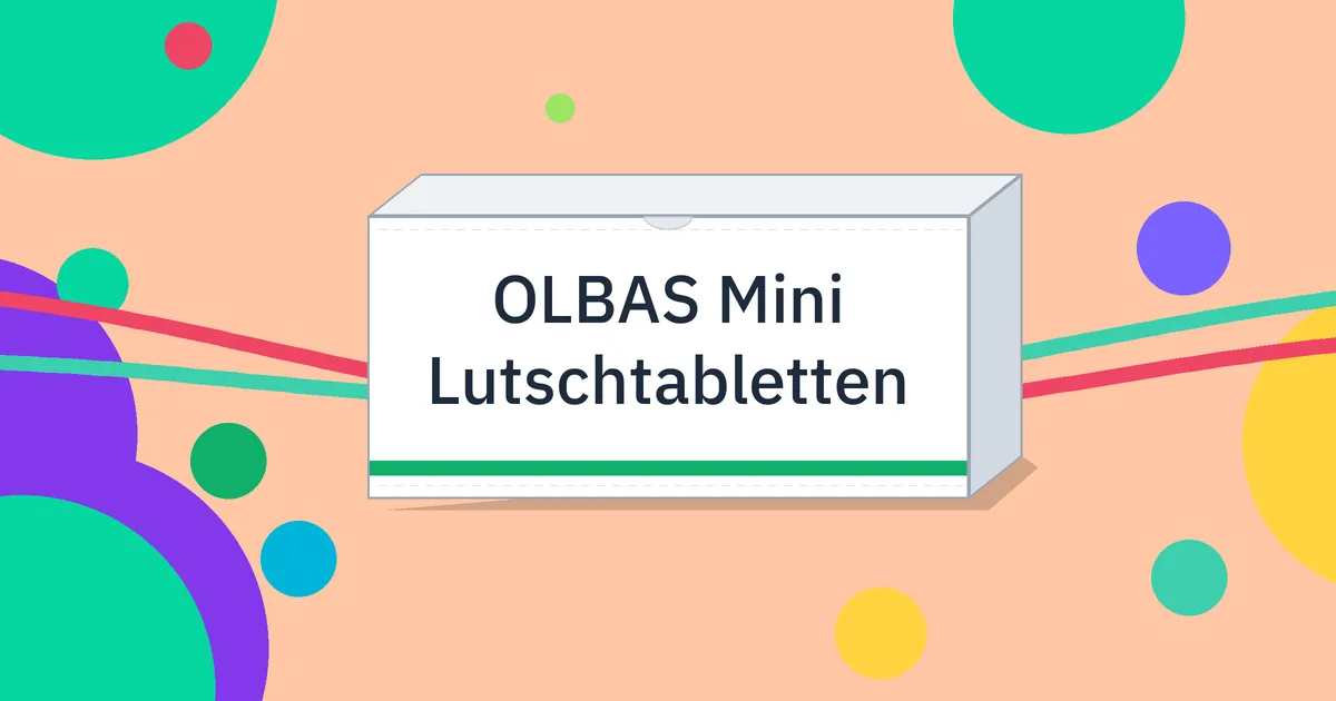 Symbolbild: Packung mit der Aufschrift OLBAS Mini Lutschtabletten (PZN 04479376) – Verfügbarkeit und Bezug in Apotheken in Frankfurt am Main