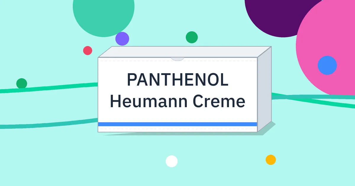 Symbolbild: Packung mit der Aufschrift PANTHENOL Heumann Creme (PZN 03491866) – Verfügbarkeit und Bezug in Apotheken in Frankfurt am Main
