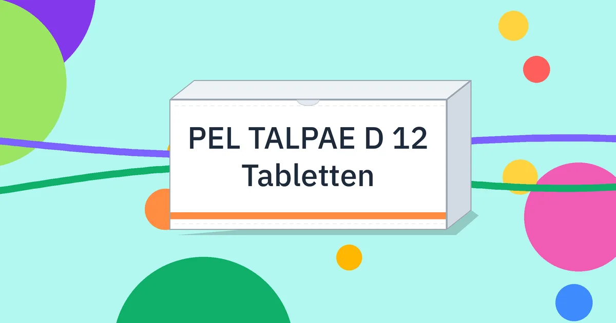 Symbolbild: Packung mit der Aufschrift PEL TALPAE D 12 Tabletten (PZN 07176713) – Verfügbarkeit und Bezug in Apotheken in Frankfurt am Main