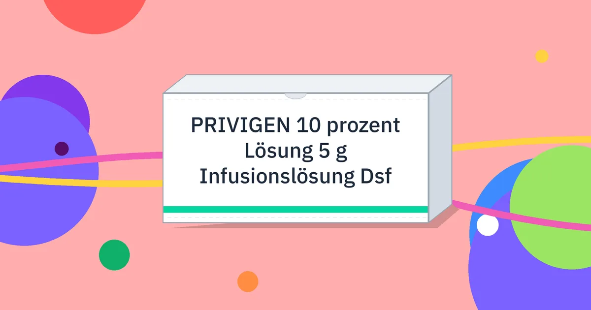 Symbolbild: Packung mit der Aufschrift PRIVIGEN 10 prozent Lösung 5 g Infusionslösung Dsf (PZN 07584642) – Verfügbarkeit und Bezug in Apotheken in Frankfurt am Main