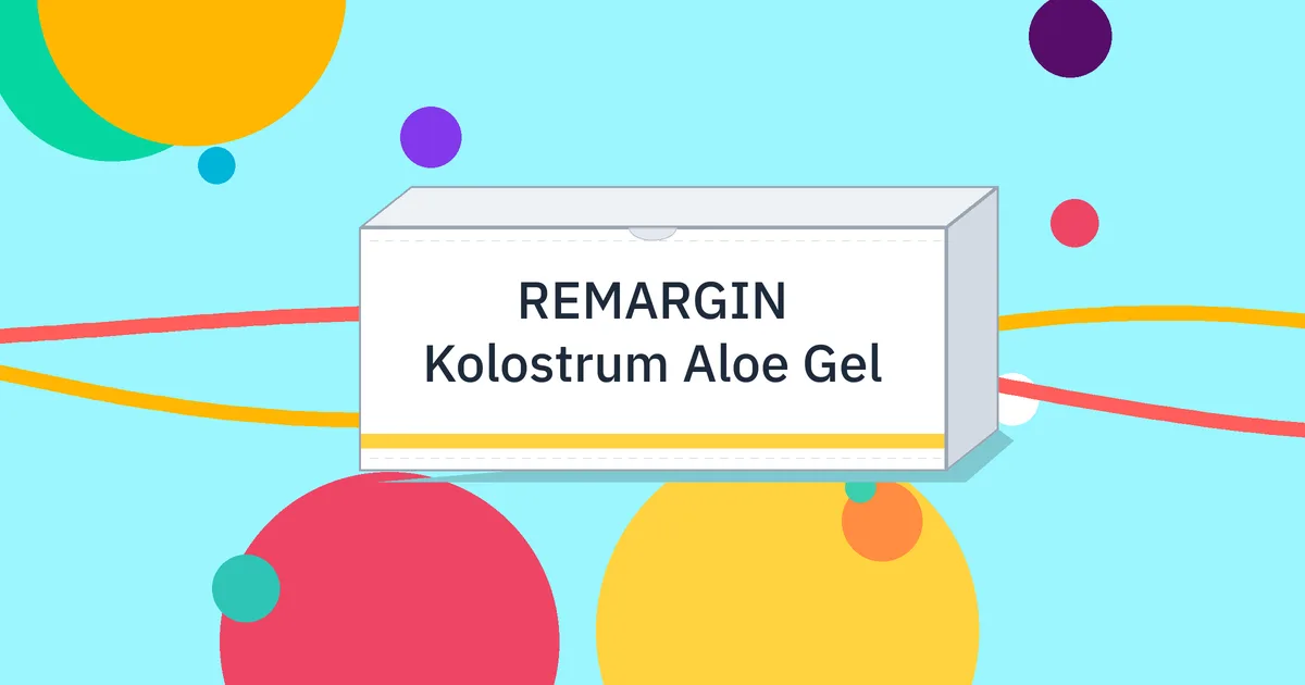 Symbolbild: Packung mit der Aufschrift REMARGIN Kolostrum Aloe Gel (PZN 19557828) – Verfügbarkeit und Bezug in Apotheken in Frankfurt am Main