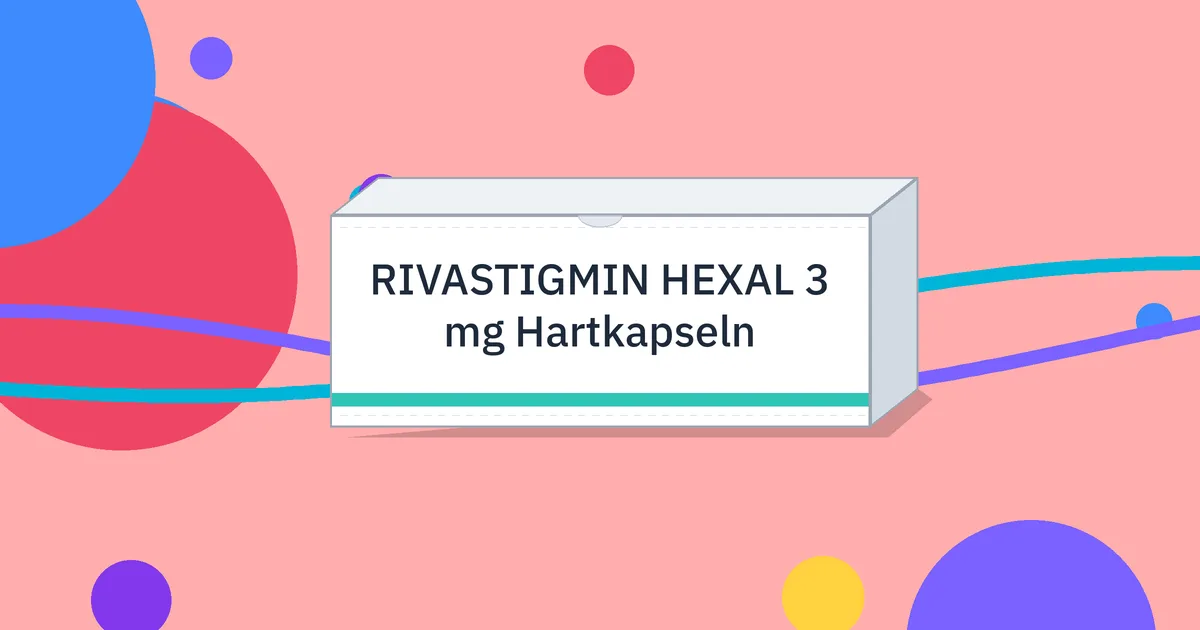 Symbolbild: Packung mit der Aufschrift RIVASTIGMIN HEXAL 3 mg Hartkapseln (PZN 09266780) – Verfügbarkeit und Bezug in Apotheken in Frankfurt am Main