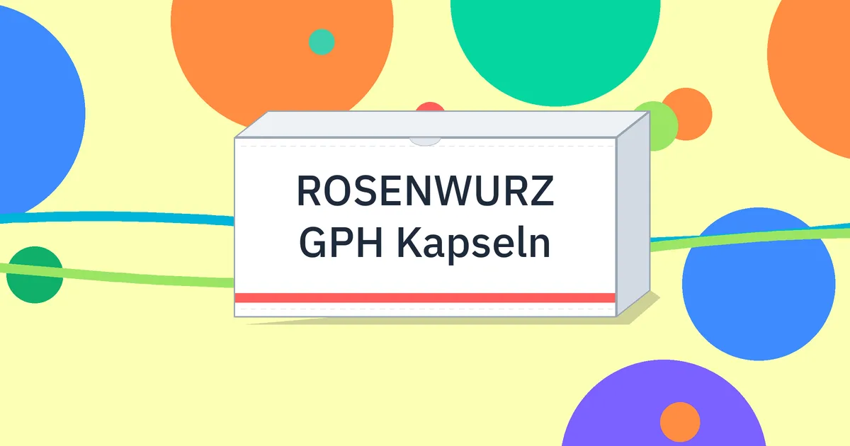 Symbolbild: Packung mit der Aufschrift ROSENWURZ GPH Kapseln (PZN 00176354) – Verfügbarkeit und Bezug in Apotheken in Frankfurt am Main