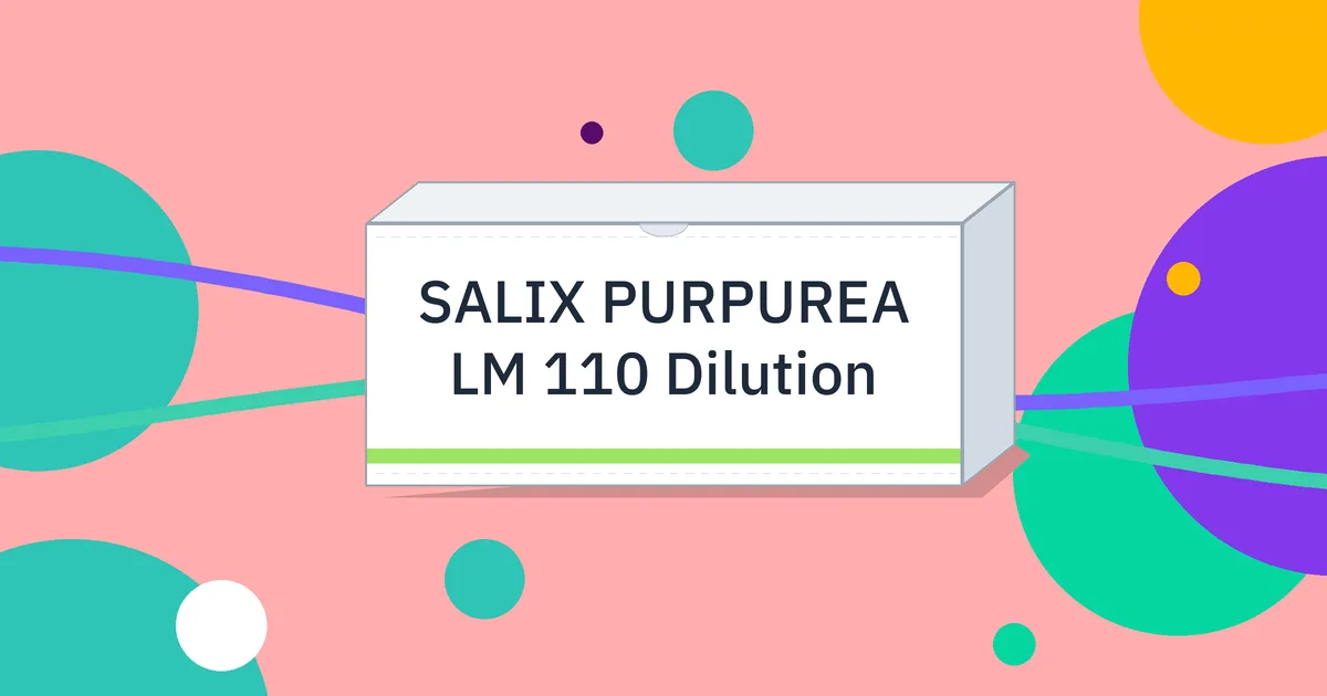 Symbolbild: Packung mit der Aufschrift SALIX PURPUREA LM 110 Dilution (PZN 13178892) – Verfügbarkeit und Bezug in Apotheken in Frankfurt am Main