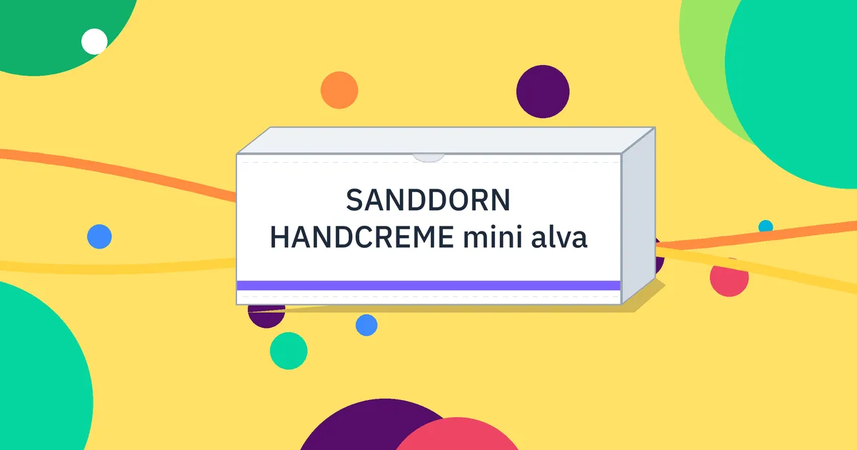 Symbolbild: Packung mit der Aufschrift SANDDORN HANDCREME mini alva (PZN 09429325) – Verfügbarkeit und Bezug in Apotheken in Frankfurt am Main