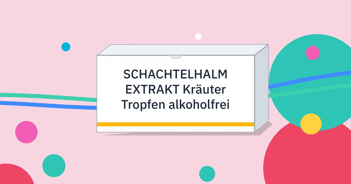 Symbolbild: Packung mit der Aufschrift SCHACHTELHALM EXTRAKT Kräuter Tropfen alkoholfrei (PZN 20283170) – Verfügbarkeit und Bezug in Apotheken in Frankfurt am Main