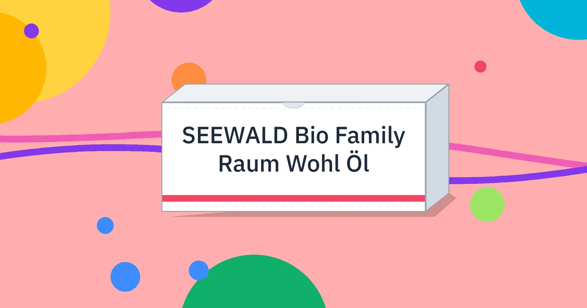 Symbolbild: Packung mit der Aufschrift SEEWALD Bio Family Raum Wohl Öl (PZN 19547126) – Verfügbarkeit und Bezug in Apotheken in Frankfurt am Main