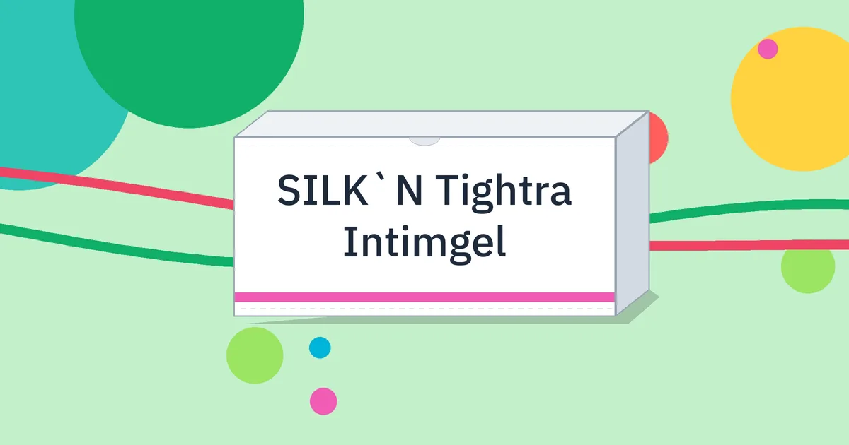 Symbolbild: Packung mit der Aufschrift SILK`N Tightra Intimgel (PZN 16155621) – Verfügbarkeit und Bezug in Apotheken in Frankfurt am Main