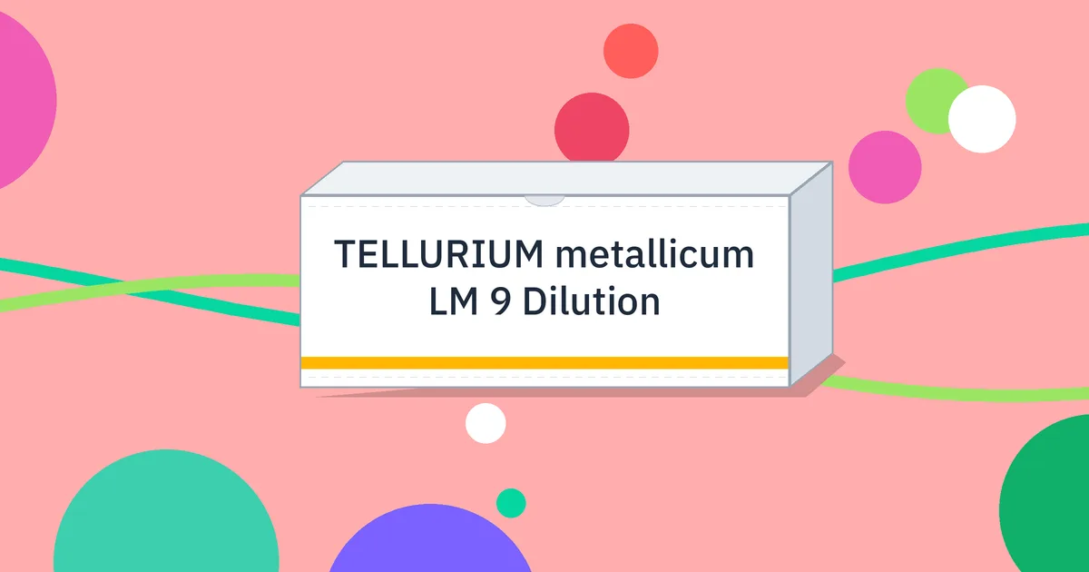 Symbolbild: Packung mit der Aufschrift TELLURIUM metallicum LM 9 Dilution (PZN 13215601) – Verfügbarkeit und Bezug in Apotheken in Frankfurt am Main