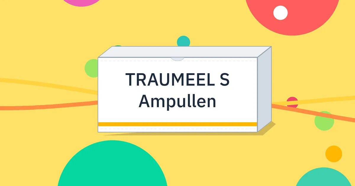 Symbolbild: Packung mit der Aufschrift TRAUMEEL S Ampullen (PZN 04312328) – Verfügbarkeit und Bezug in Apotheken in Frankfurt am Main