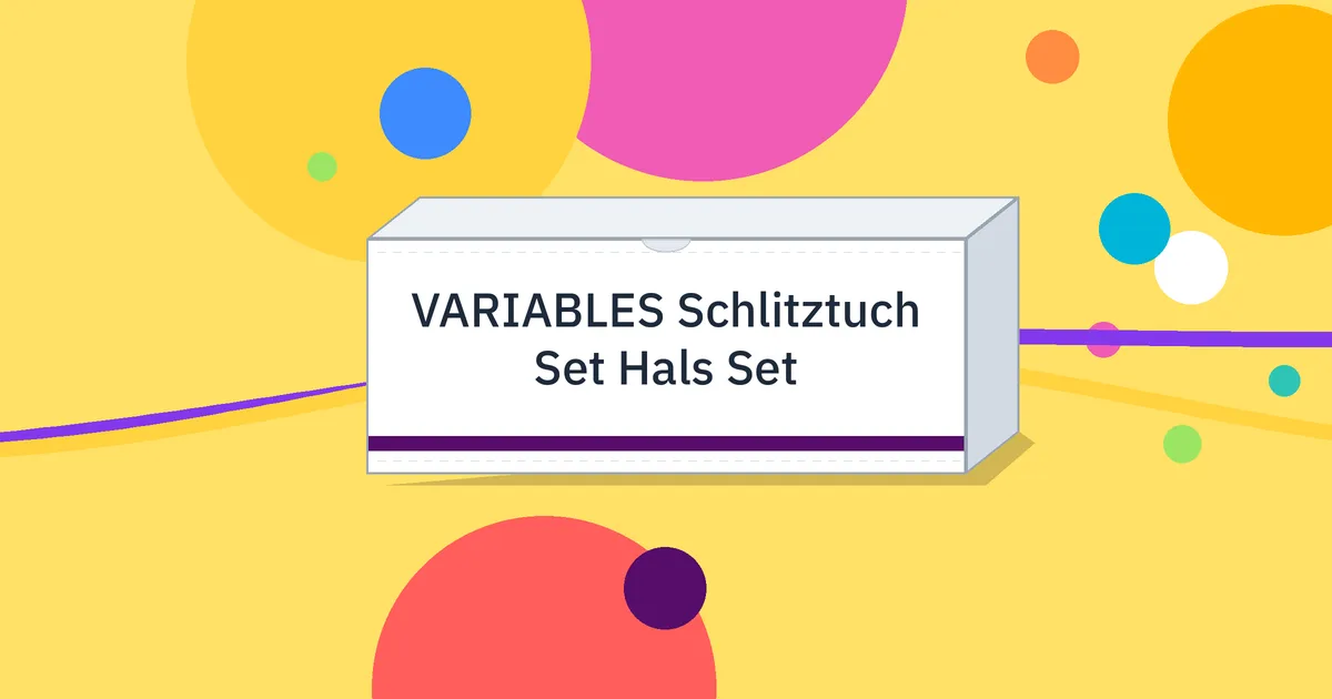 Symbolbild: Packung mit der Aufschrift VARIABLES Schlitztuch Set Hals Set (PZN 19416051) – Verfügbarkeit und Bezug in Apotheken in Frankfurt am Main