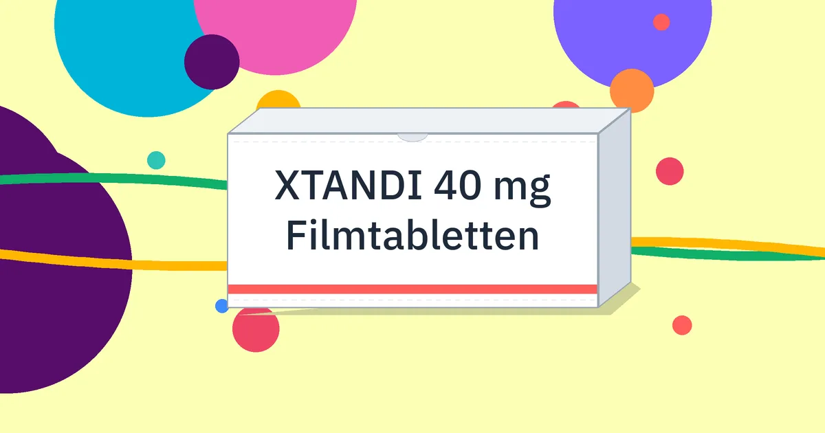 Symbolbild: Packung mit der Aufschrift XTANDI 40 mg Filmtabletten (PZN 16139993) – Verfügbarkeit und Bezug in Apotheken in Frankfurt am Main