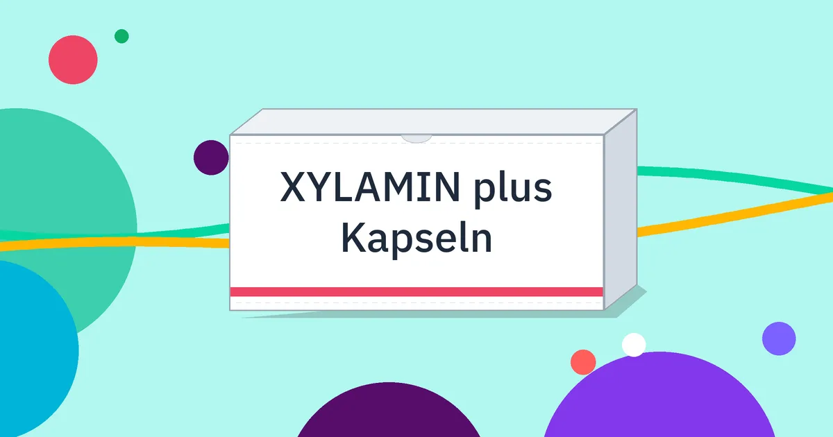 Symbolbild: Packung mit der Aufschrift XYLAMIN plus Kapseln (PZN 07125354) – Verfügbarkeit und Bezug in Apotheken in Frankfurt am Main