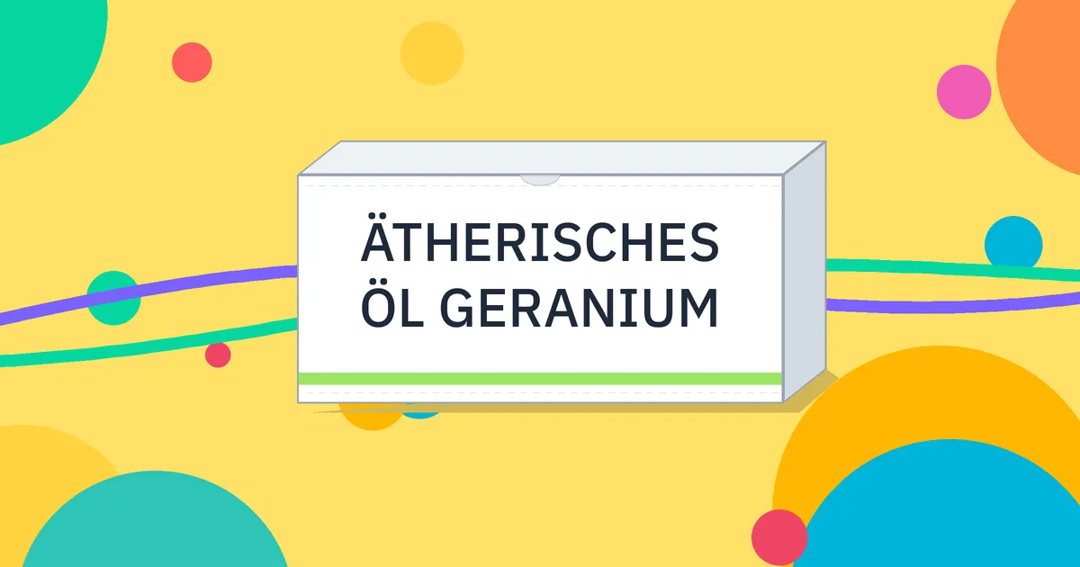 Symbolbild: Packung mit der Aufschrift ÄTHERISCHES ÖL GERANIUM (PZN 20026510) – Verfügbarkeit und Bezug in Apotheken in Frankfurt am Main