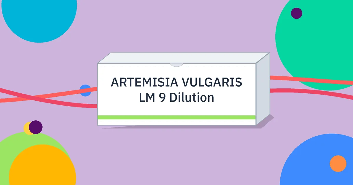 Symbolbild: Packung mit der Aufschrift ARTEMISIA VULGARIS LM 9 Dilution (PZN 12780210) – Verfügbarkeit und Bezug in Apotheken in Frankfurt am Main