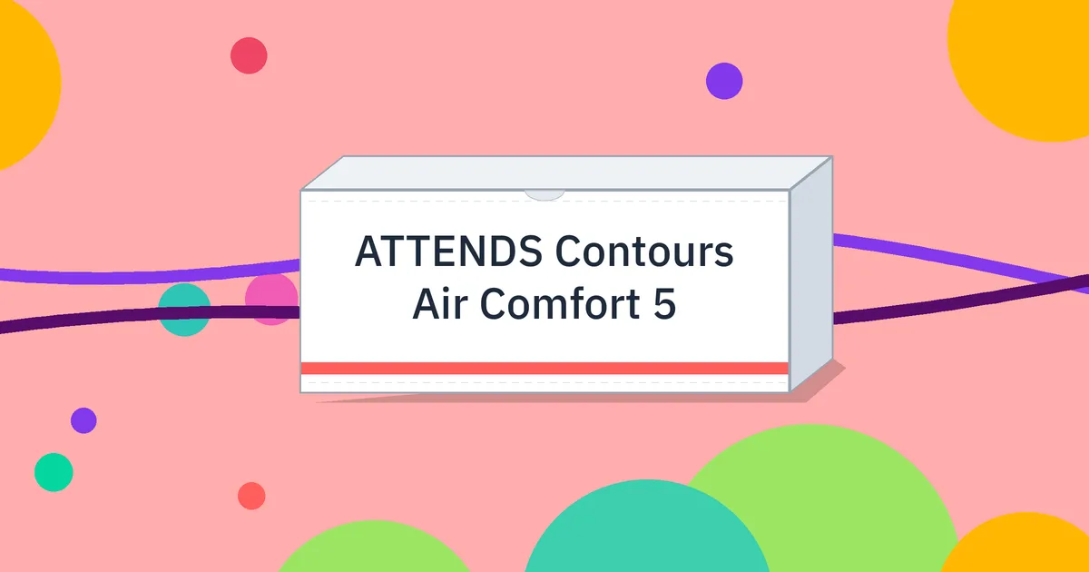 Symbolbild: Packung mit der Aufschrift ATTENDS Contours Air Comfort 5 (PZN 07528371) – Verfügbarkeit und Bezug in Apotheken in Frankfurt am Main