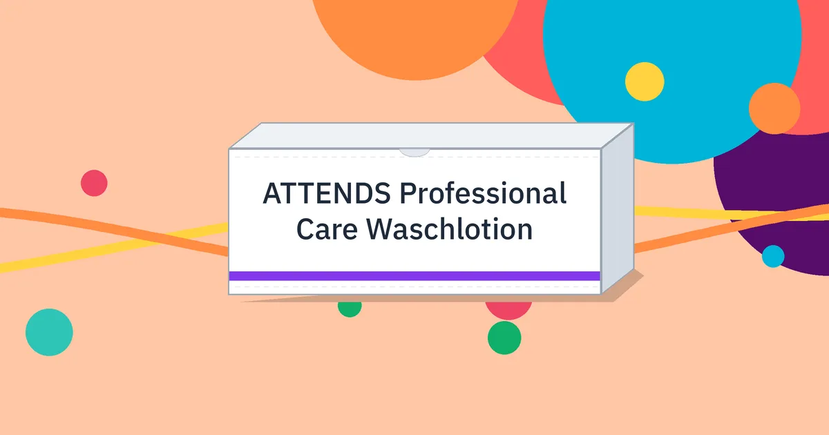 Symbolbild: Packung mit der Aufschrift ATTENDS Professional Care Waschlotion (PZN 11517350) – Verfügbarkeit und Bezug in Apotheken in Frankfurt am Main
