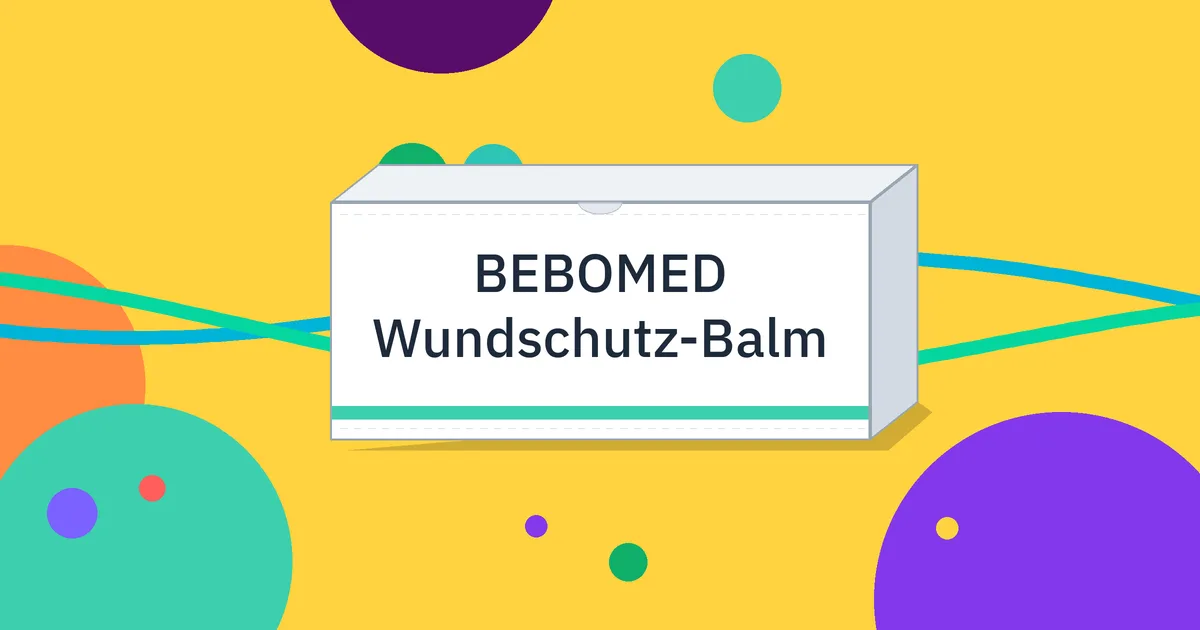 Symbolbild: Packung mit der Aufschrift BEBOMED Wundschutz-Balm (PZN 19631393) – Verfügbarkeit und Bezug in Apotheken in Frankfurt am Main