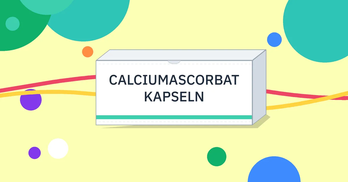 Symbolbild: Packung mit der Aufschrift CALCIUMASCORBAT KAPSELN (PZN 07574589) – Verfügbarkeit und Bezug in Apotheken in Frankfurt am Main