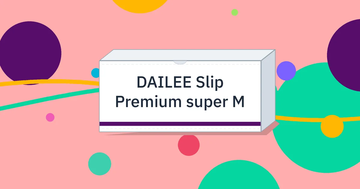 Symbolbild: Packung mit der Aufschrift DAILEE Slip Premium super M (PZN 18114342) – Verfügbarkeit und Bezug in Apotheken in Frankfurt am Main