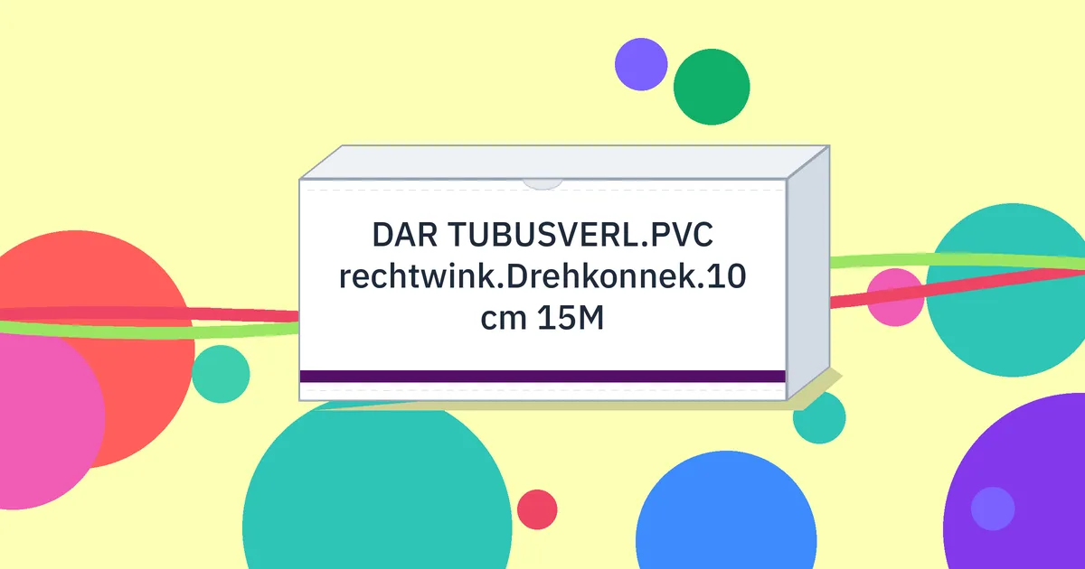 Symbolbild: Packung mit der Aufschrift DAR TUBUSVERL.PVC rechtwink.Drehkonnek.10 cm 15M (PZN 02408797) – Verfügbarkeit und Bezug in Apotheken in Frankfurt am Main
