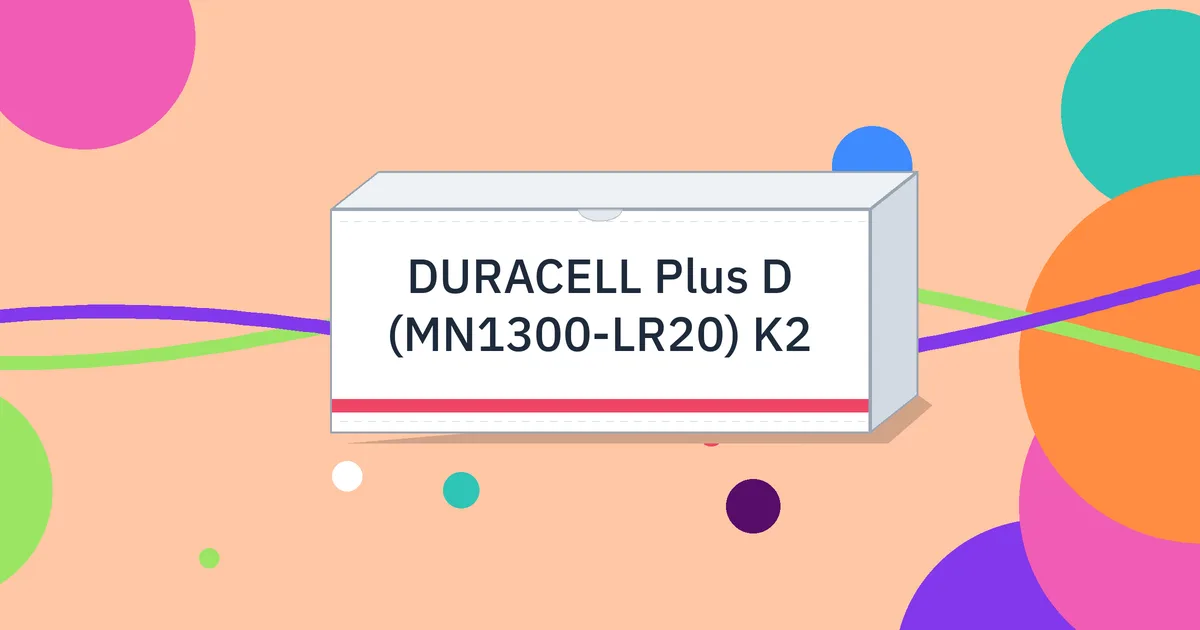 Symbolbild: Packung mit der Aufschrift DURACELL Plus D (MN1300-LR20) K2 (PZN 17435630) – Verfügbarkeit und Bezug in Apotheken in Frankfurt am Main