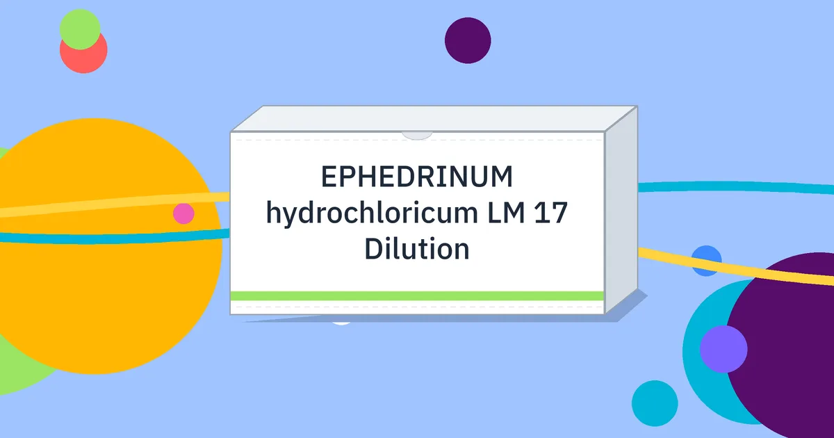 Symbolbild: Packung mit der Aufschrift EPHEDRINUM hydrochloricum LM 17 Dilution (PZN 13471221) – Verfügbarkeit und Bezug in Apotheken in Frankfurt am Main