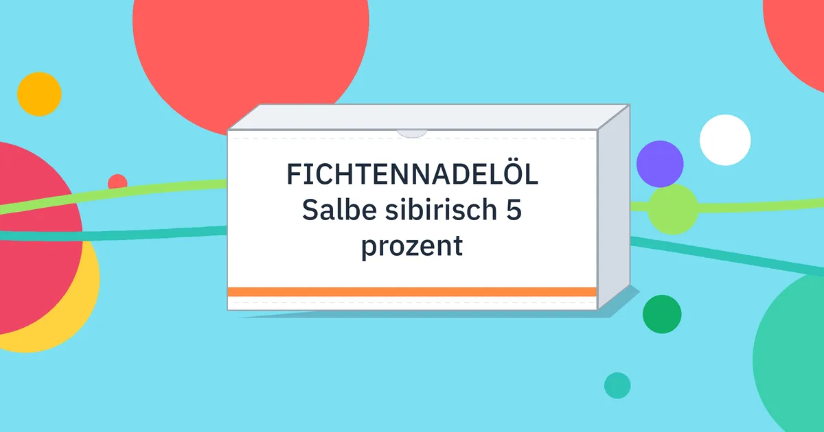 Symbolbild: Packung mit der Aufschrift FICHTENNADELÖL Salbe sibirisch 5 prozent (PZN 16761586) – Verfügbarkeit und Bezug in Apotheken in Frankfurt am Main
