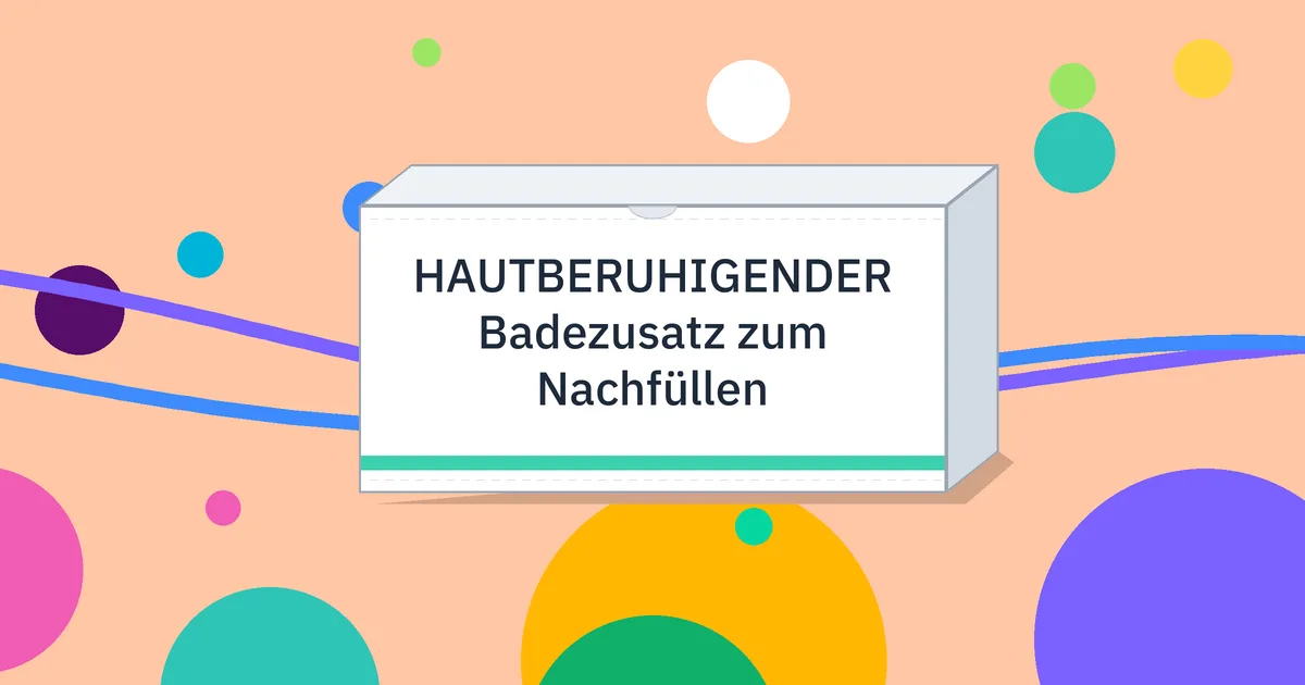 Symbolbild: Packung mit der Aufschrift HAUTBERUHIGENDER Badezusatz zum Nachfüllen (PZN 20132181) – Verfügbarkeit und Bezug in Apotheken in Frankfurt am Main