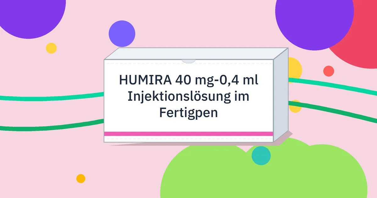 Symbolbild: Packung mit der Aufschrift HUMIRA 40 mg-0,4 ml Injektionslösung im Fertigpen (PZN 20546037) – Verfügbarkeit und Bezug in Apotheken in Frankfurt am Main