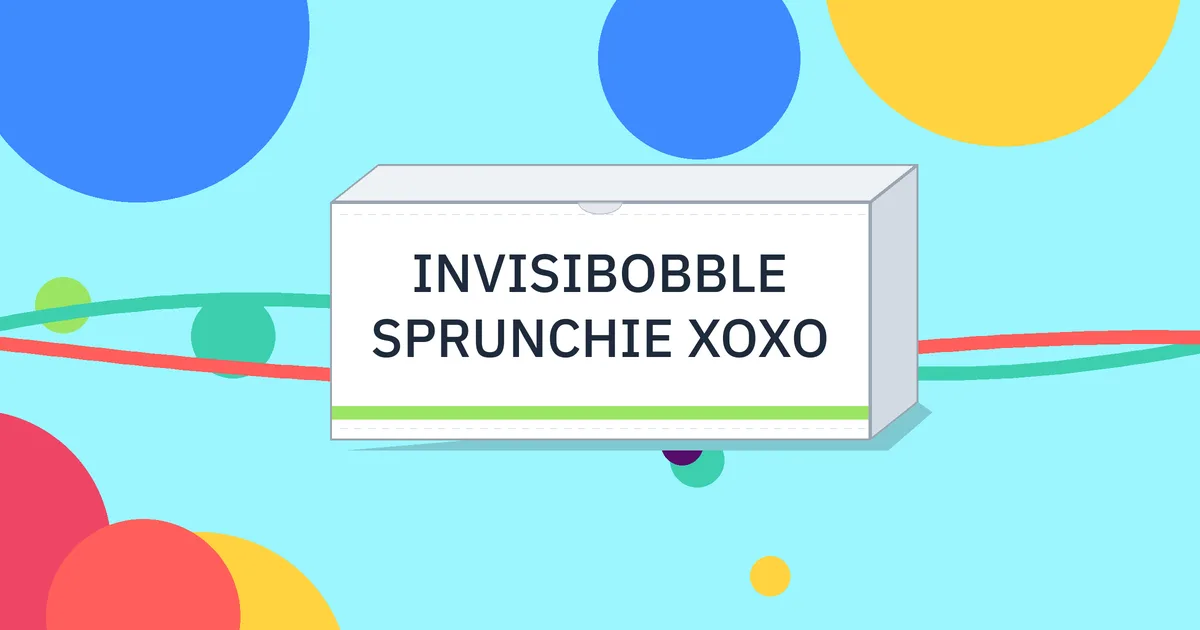 Symbolbild: Packung mit der Aufschrift INVISIBOBBLE SPRUNCHIE XOXO (PZN 20383931) – Verfügbarkeit und Bezug in Apotheken in Frankfurt am Main