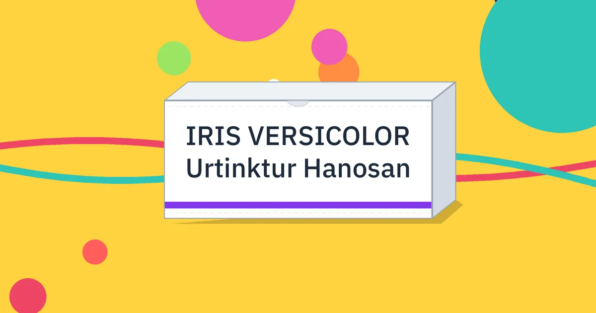 Symbolbild: Packung mit der Aufschrift IRIS VERSICOLOR Urtinktur Hanosan (PZN 07431602) – Verfügbarkeit und Bezug in Apotheken in Frankfurt am Main