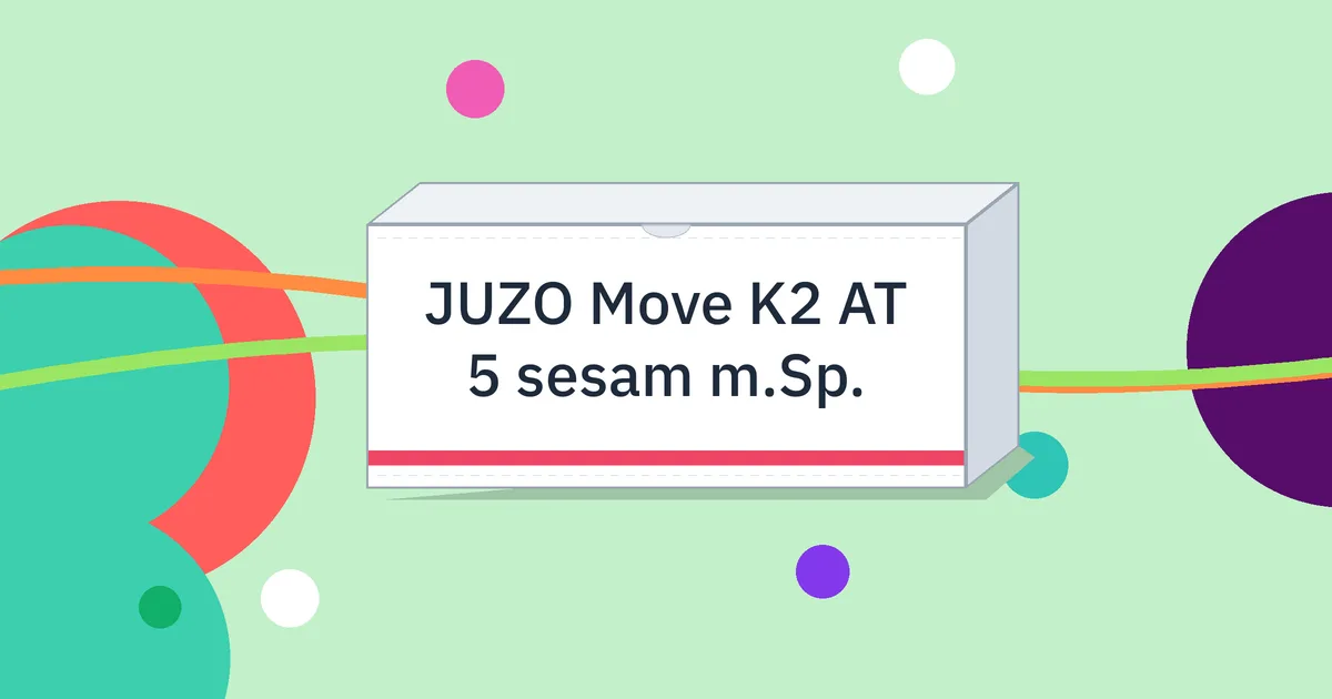 Symbolbild: Packung mit der Aufschrift JUZO Move K2 AT 5 sesam m.Sp. (PZN 20667717) – Verfügbarkeit und Bezug in Apotheken in Frankfurt am Main