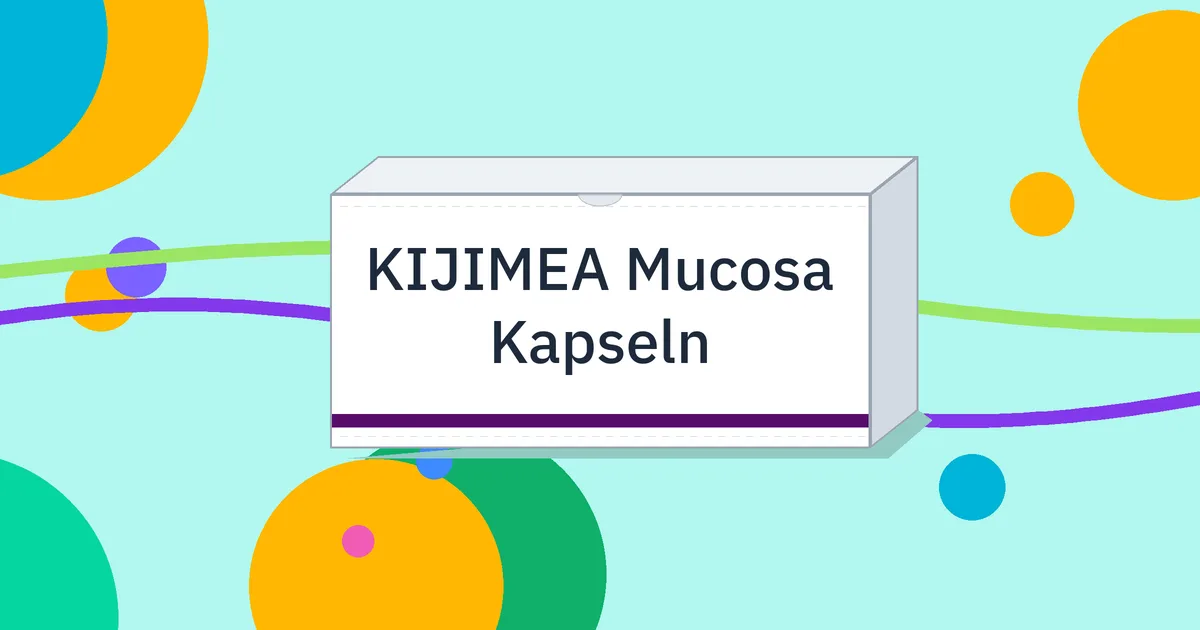 Symbolbild: Packung mit der Aufschrift KIJIMEA Mucosa Kapseln (PZN 19513825) – Verfügbarkeit und Bezug in Apotheken in Frankfurt am Main