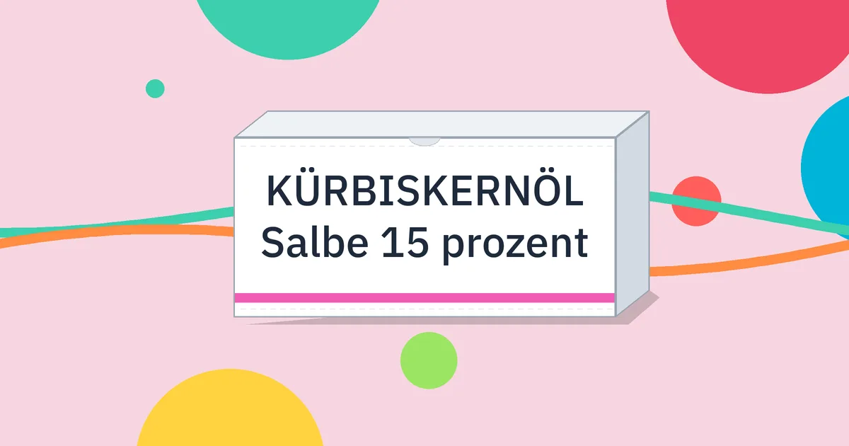 Symbolbild: Packung mit der Aufschrift KÜRBISKERNÖL Salbe 15 prozent (PZN 17993347) – Verfügbarkeit und Bezug in Apotheken in Frankfurt am Main